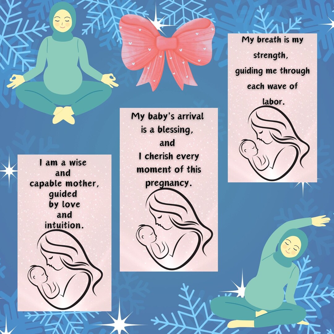 Mother Affirmations,positive Motherhood Mantras Day,mom Positive Cards ...