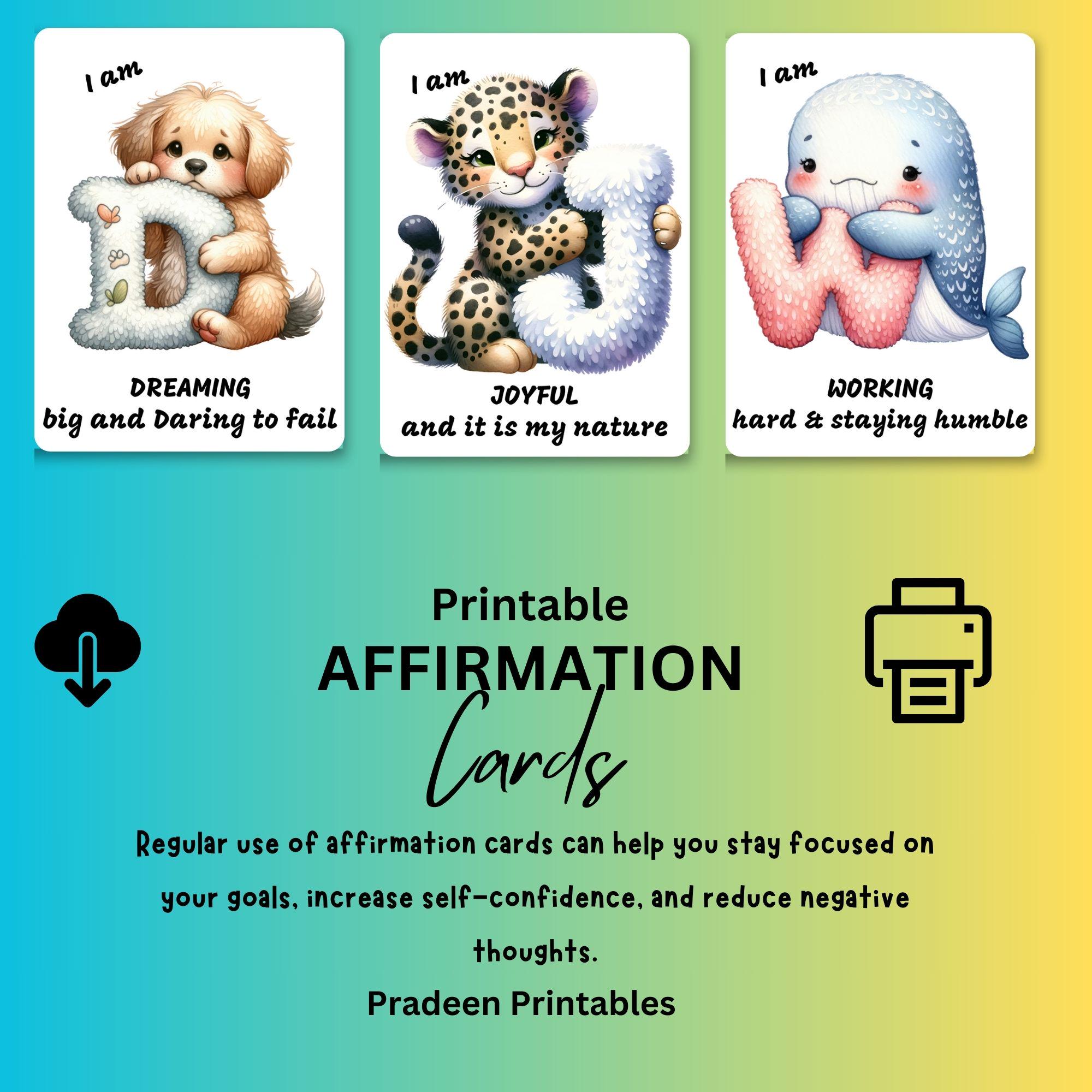 A-Z Positive Affirmations for Kids: Build Confidence and Self-esteem ...