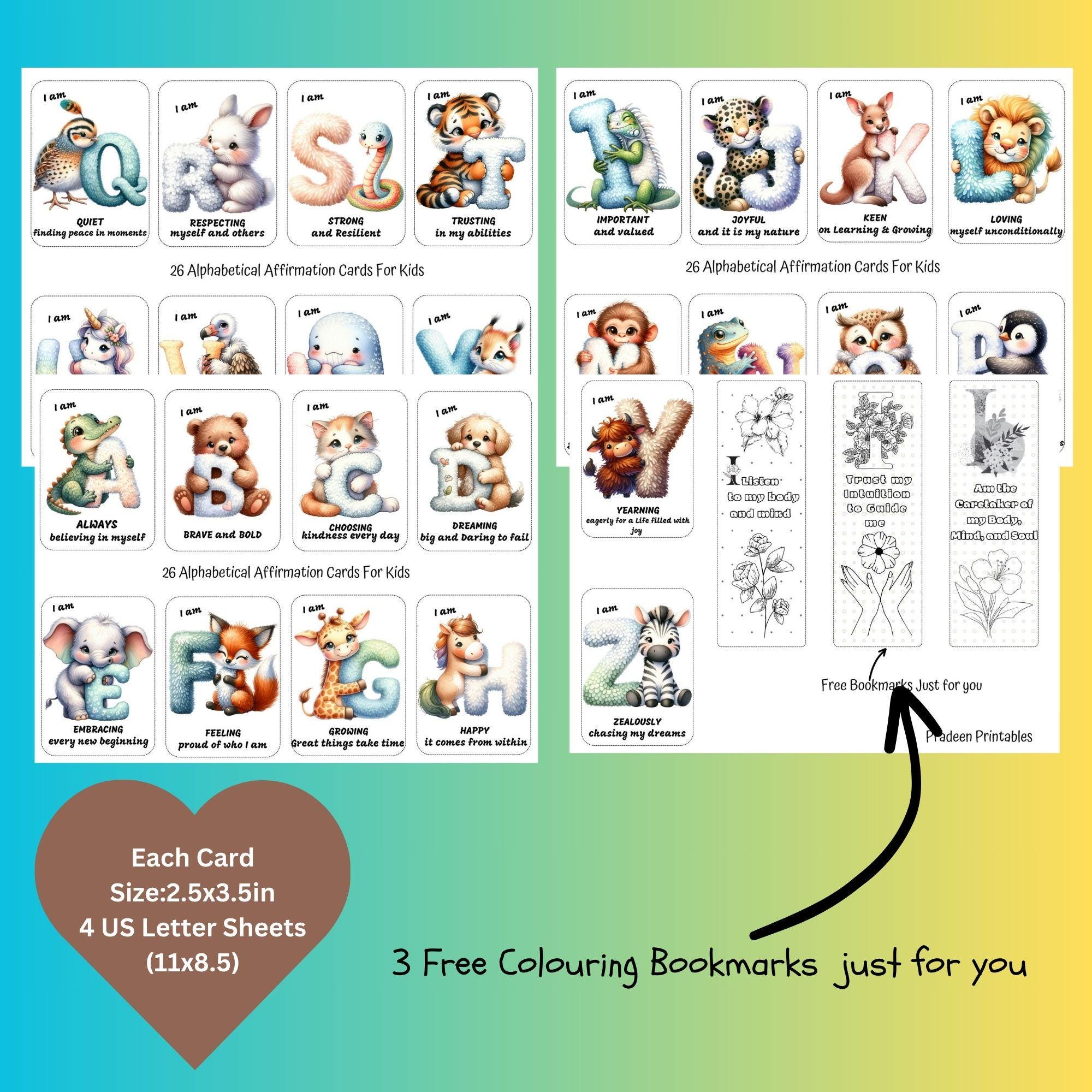 A-Z Positive Affirmations for Kids: Build Confidence and Self-esteem ...