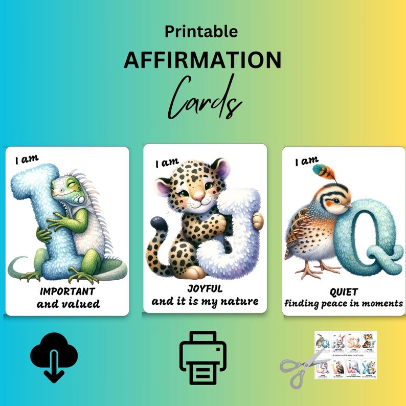 A-Z Positive Affirmations for Kids: Build Confidence and Self-esteem ...