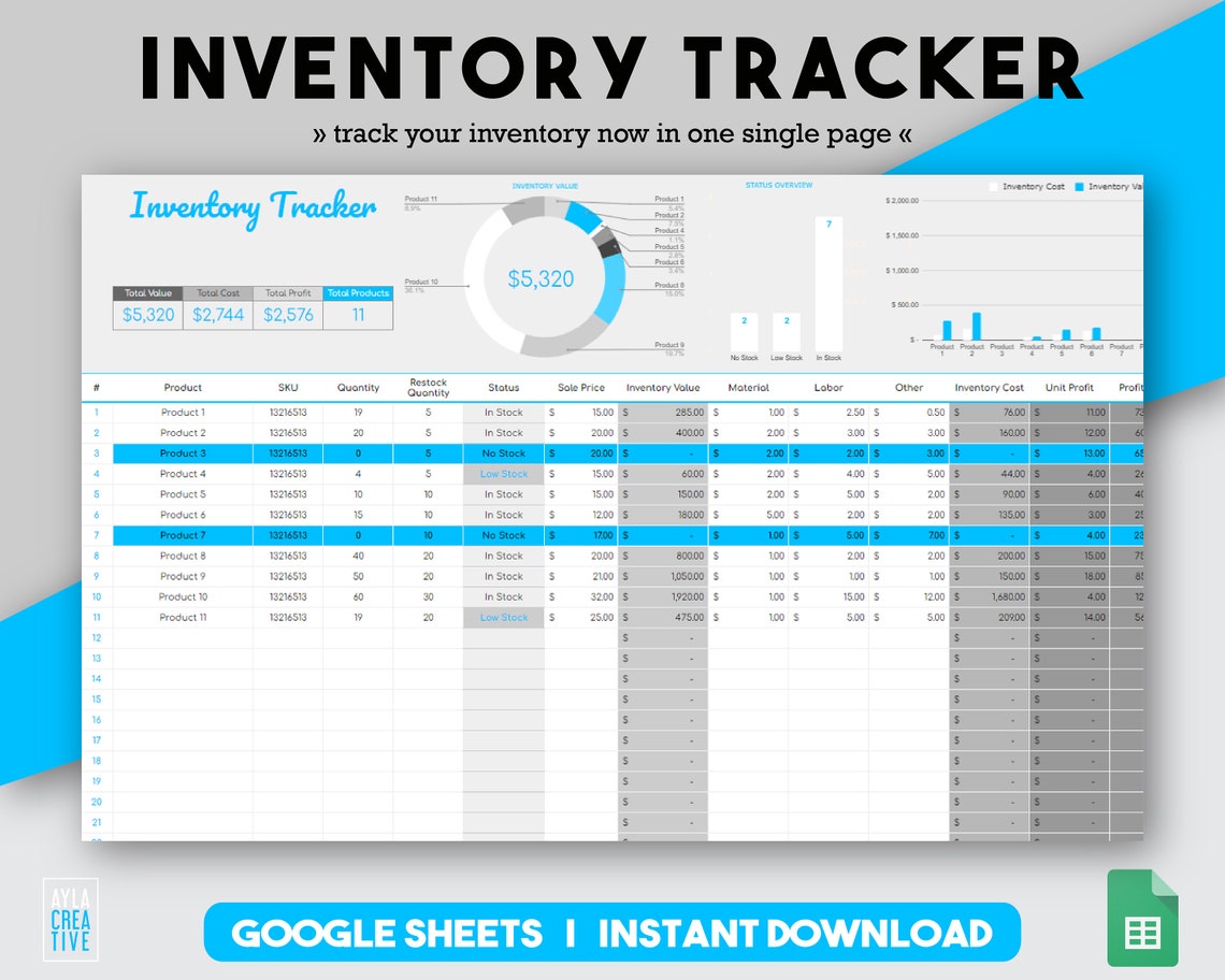 Inventory Tracking Inventory Tracker Inventory Management Inventory ...