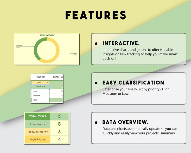 Task Management To-do List Task Tracker Daily to Do List Digital to Do ...