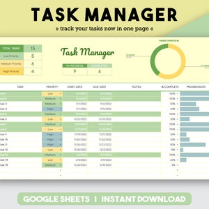 Task Management To-do List Task Tracker Daily to Do List Digital to Do ...