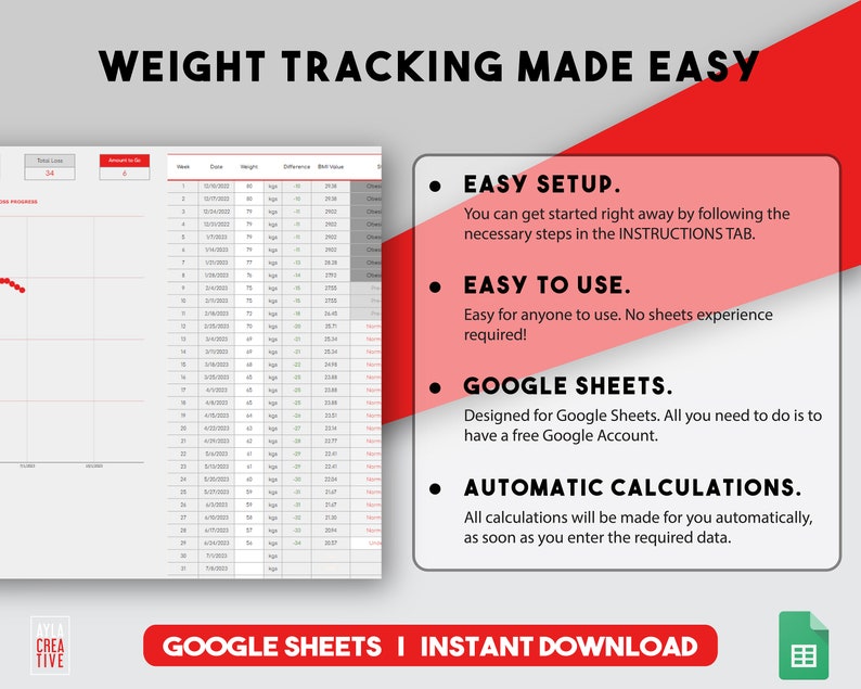 Weight Loss Tracker, Weight Loss Journal, Fitness Tracker, Weight Loss ...