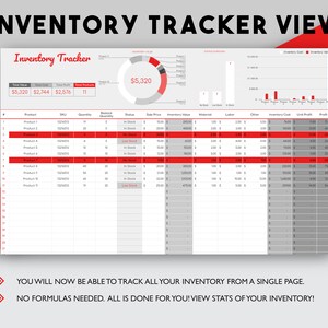 Inventory Management Inventory Tracker Inventory Template Product ...