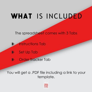 Order Tracker Business Tracker Small Business Bookkeeping Google Sheets ...