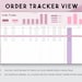 Order Tracker Order Spreadsheet Small Business Order Form Business ...