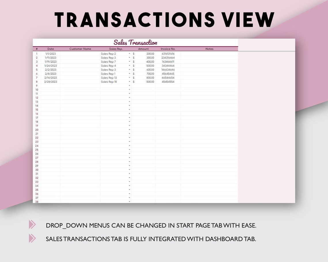Sales Rep Template, Sales Representative, Sales Performance, Sales ...