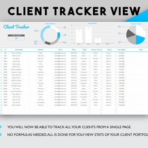 Client Tracker, Client Planner, Business Template, Business Planner ...