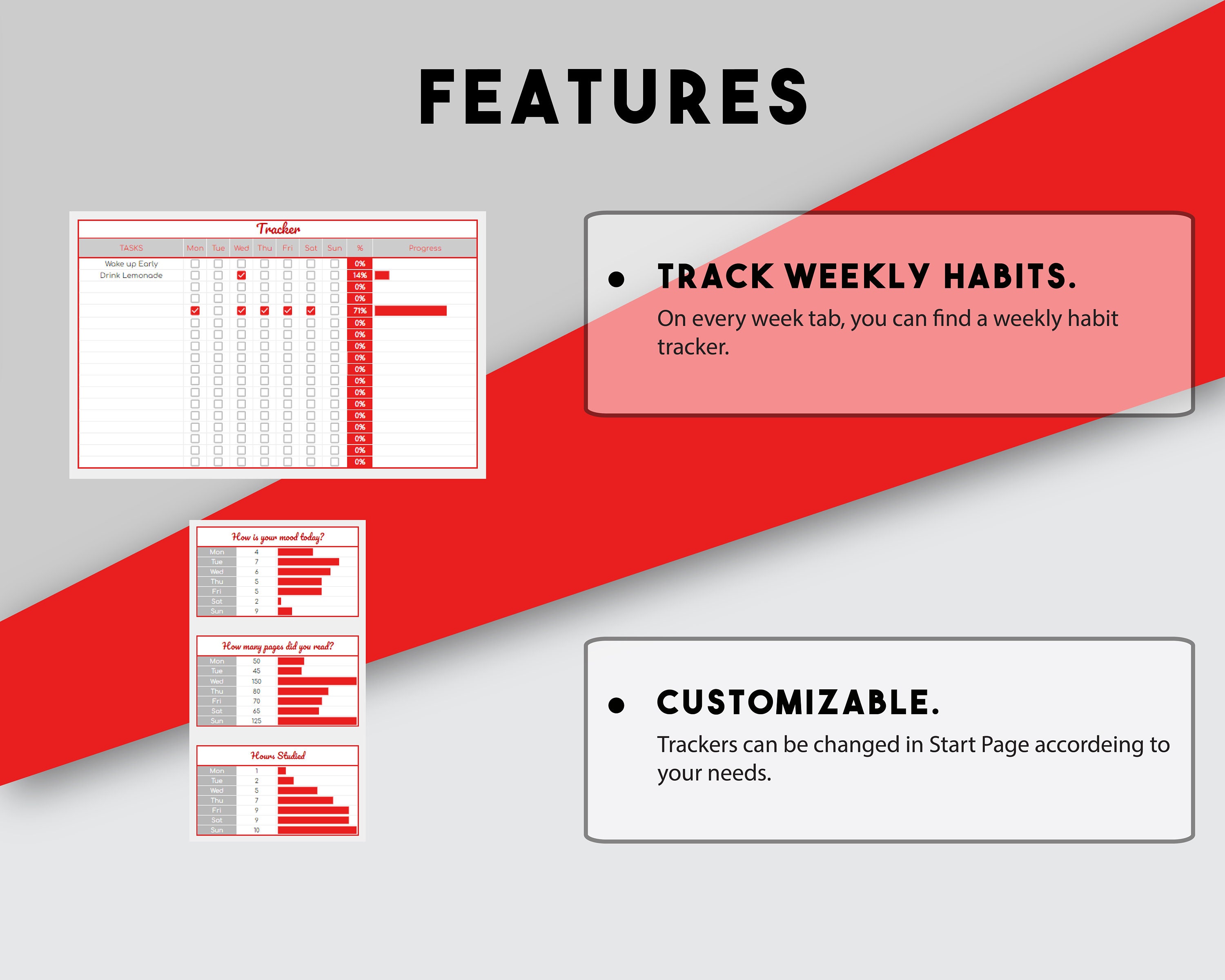 Weekly Planner, 2023 Calendar, Spreadsheet Planner, Google Sheets, to ...