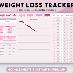 Weight Loss Tracker, Weight Lifting Log, Fitness Planner, Fitness ...