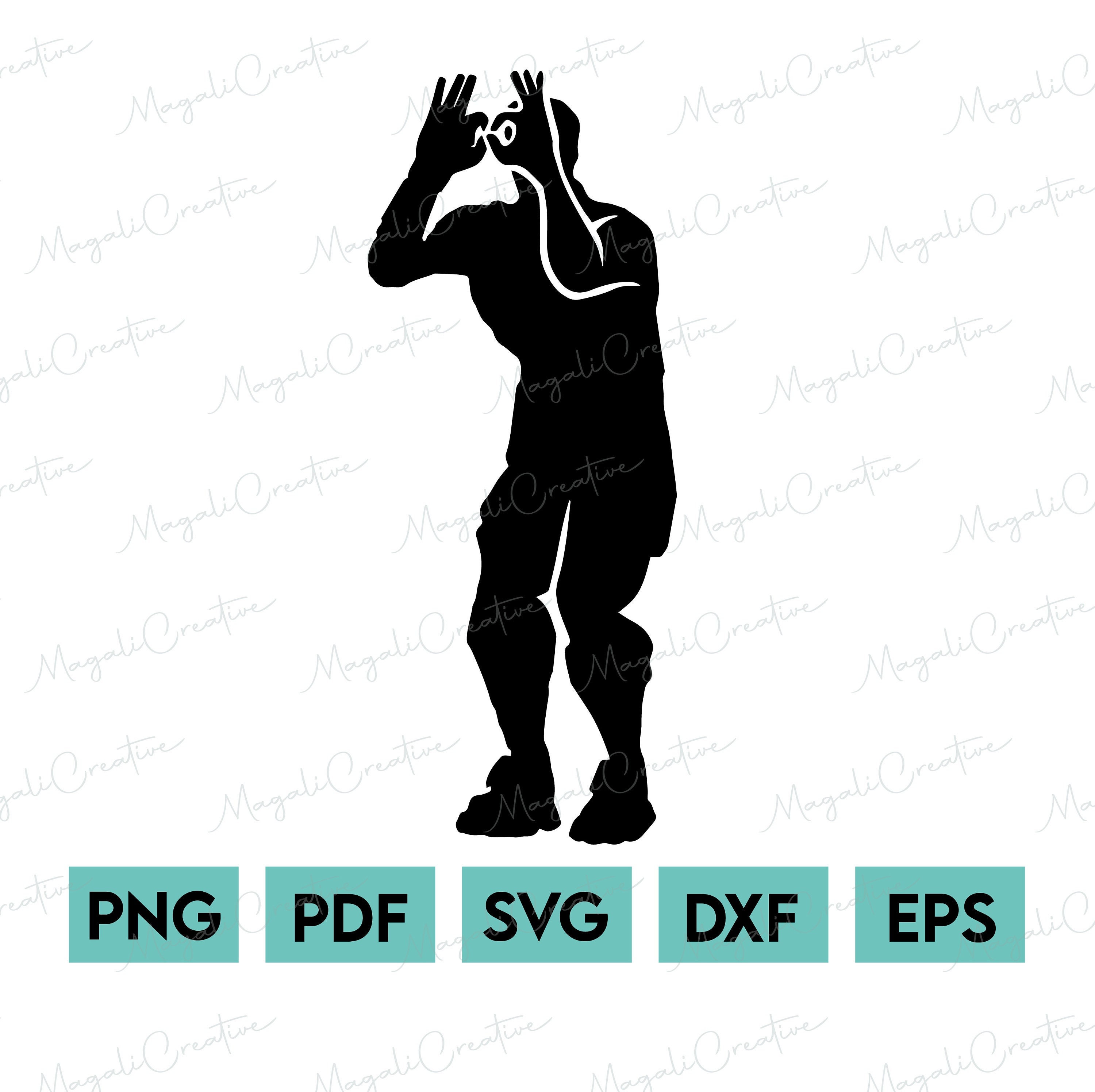 Fort F-nite Clipart Svg Emote Griddy - Svg-png-pdf-eps - Tshirt Design ...