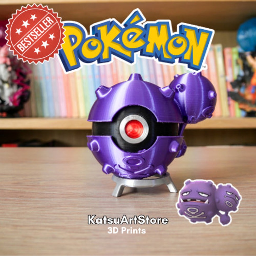 Pokemon Themed Pokeballs Weezing Smogogo & More to Come - Etsy