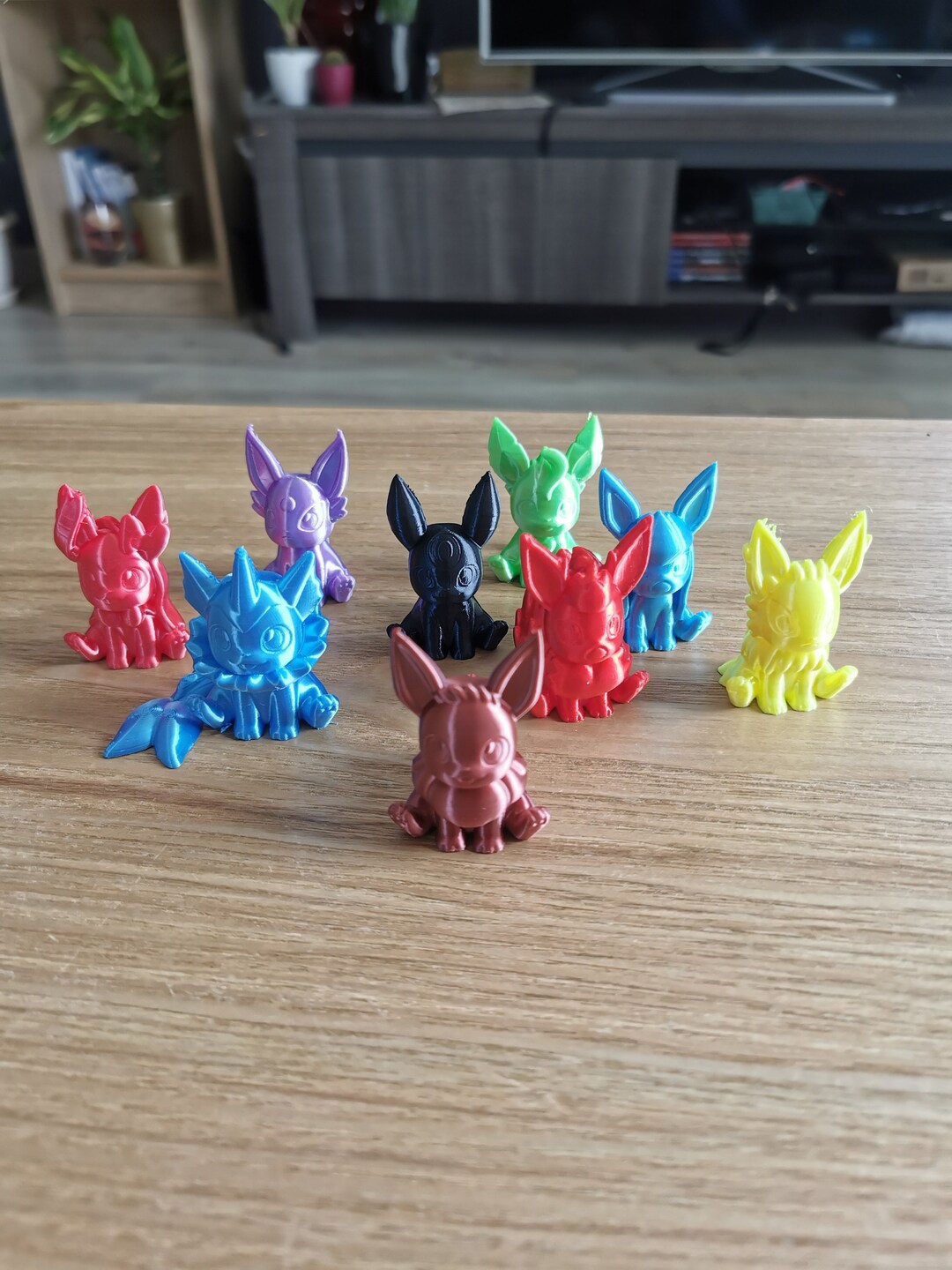 Pokemon Eeveelution Eevee, Jolteon, Flareon, Vamporeon Leafeon Umbreon ...