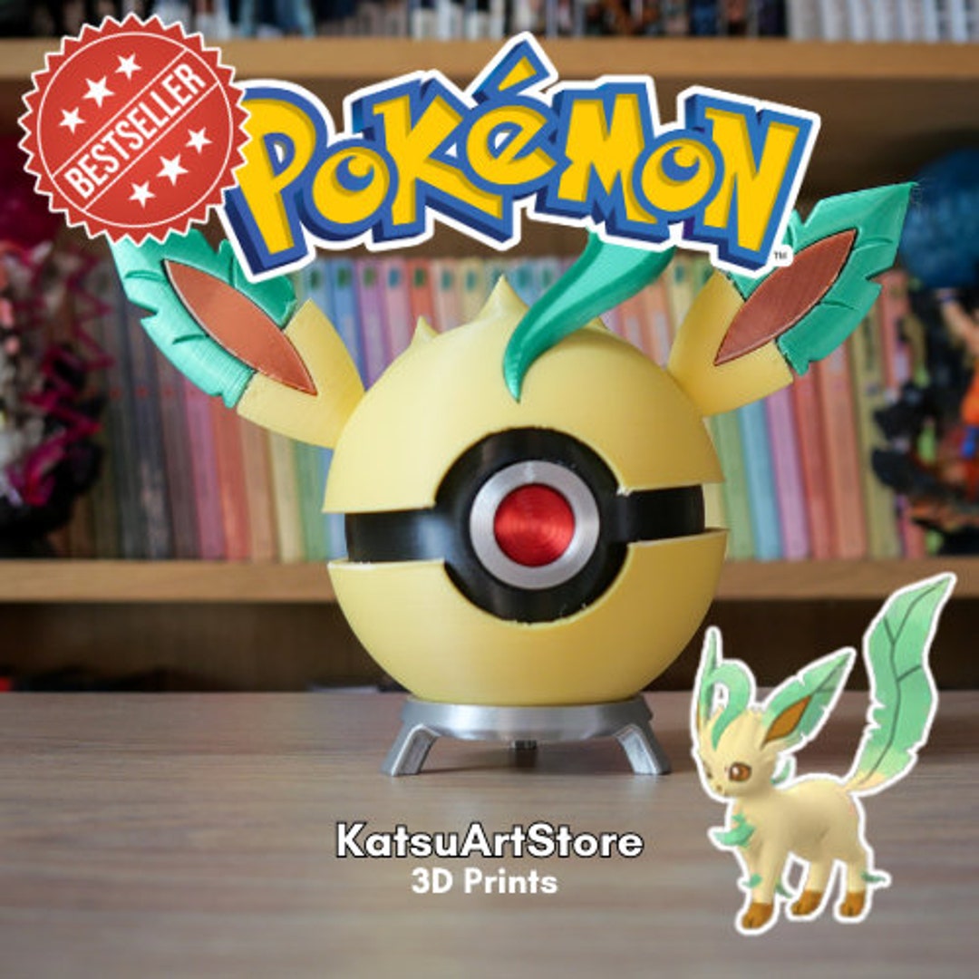Pokemon Themed Pokeballs Leafeon & More to Come - Etsy