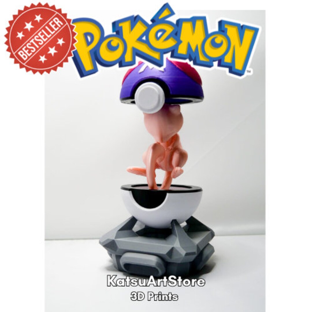 Pokemon in Pokeball L Mew - Etsy