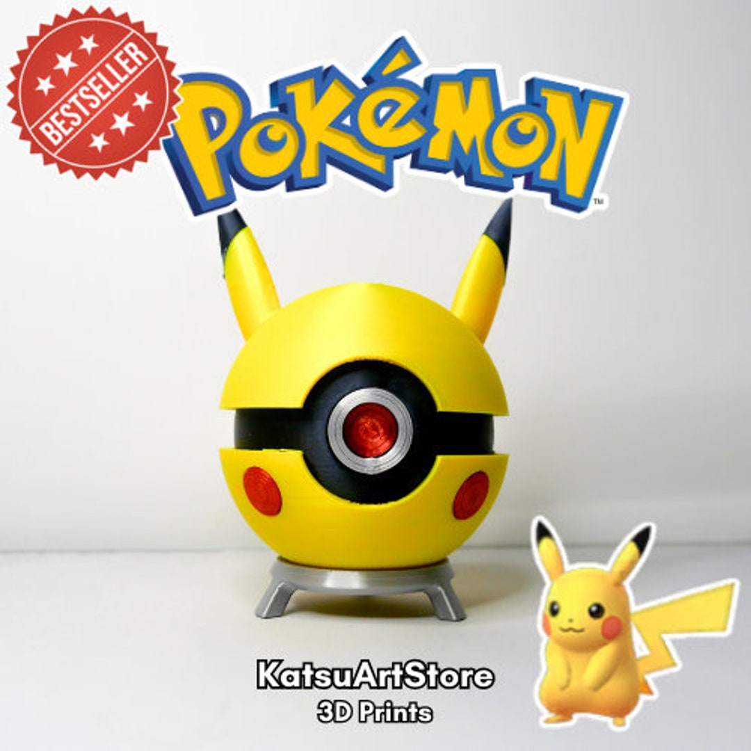 Pokemon Themed Pokeballs Pikachu & More to Come - Etsy
