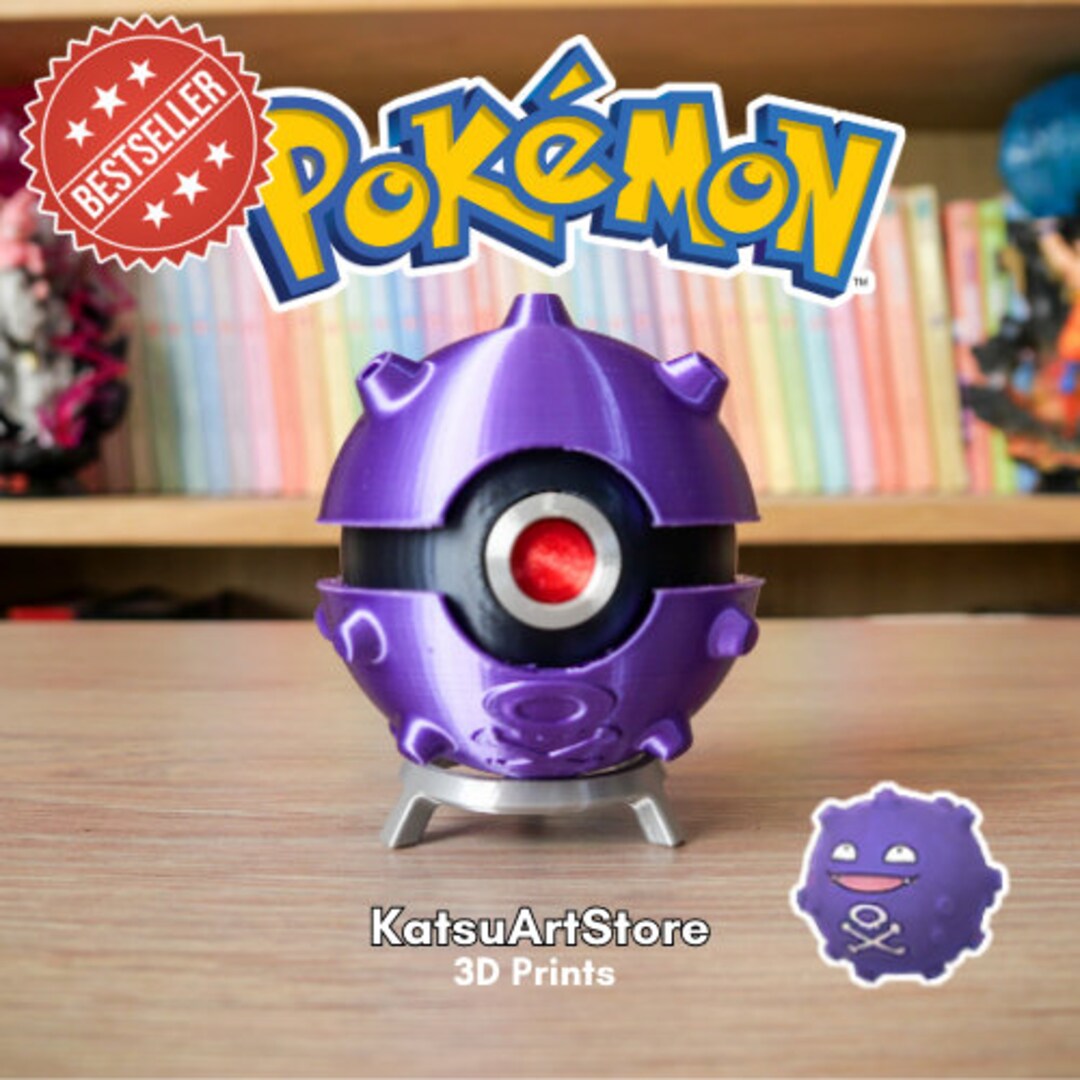 Pokemon Themed Pokeballs Koffing Smogo & More to Come - Etsy