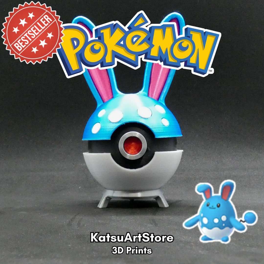 Pokemon Themed Pokeballs Azumarill & More to Come - Etsy
