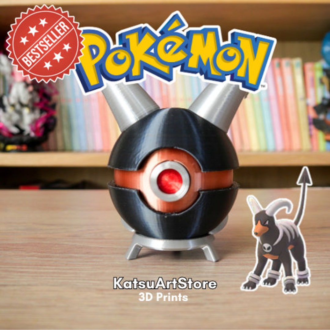 Pokemon Themed Pokeballs Houndoom Houndoom & More to Come - Etsy UK