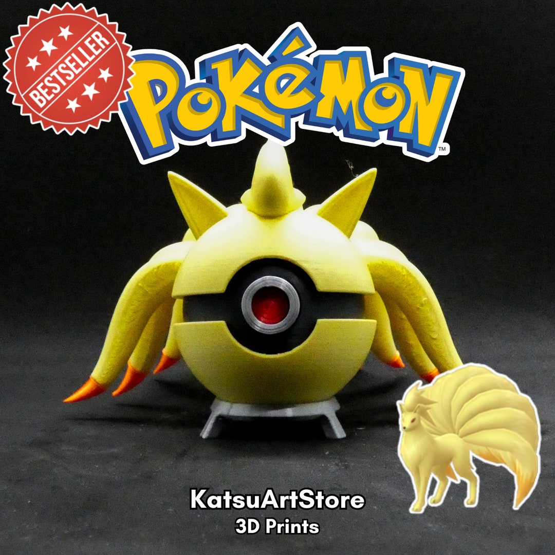 Pokemon Themed Pokeballs Ninetales & More to Come - Etsy