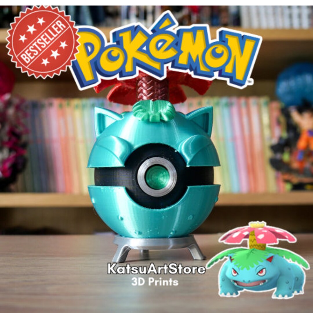 Pokemon Themed Pokeballs Venusaur Florizarre & More to Come - Etsy
