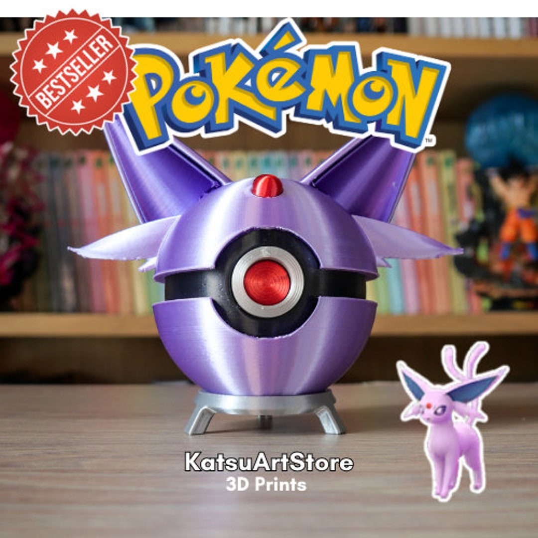 Pokemon Themed Pokeballs Espeon Mentali & More to Come - Etsy