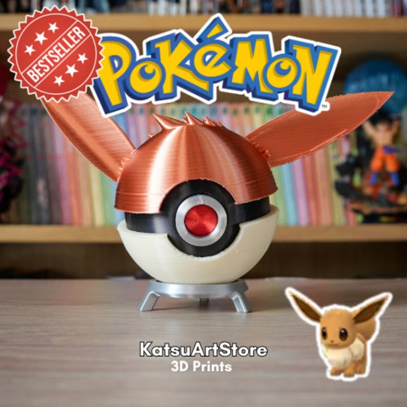 Pokemon Themed Pokeballs Eevee Eevee & More to Come - Etsy UK