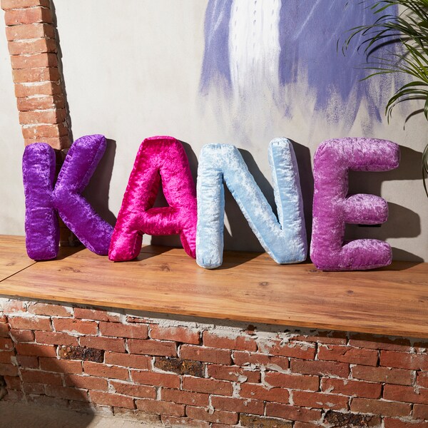 Initial Cushion - Etsy