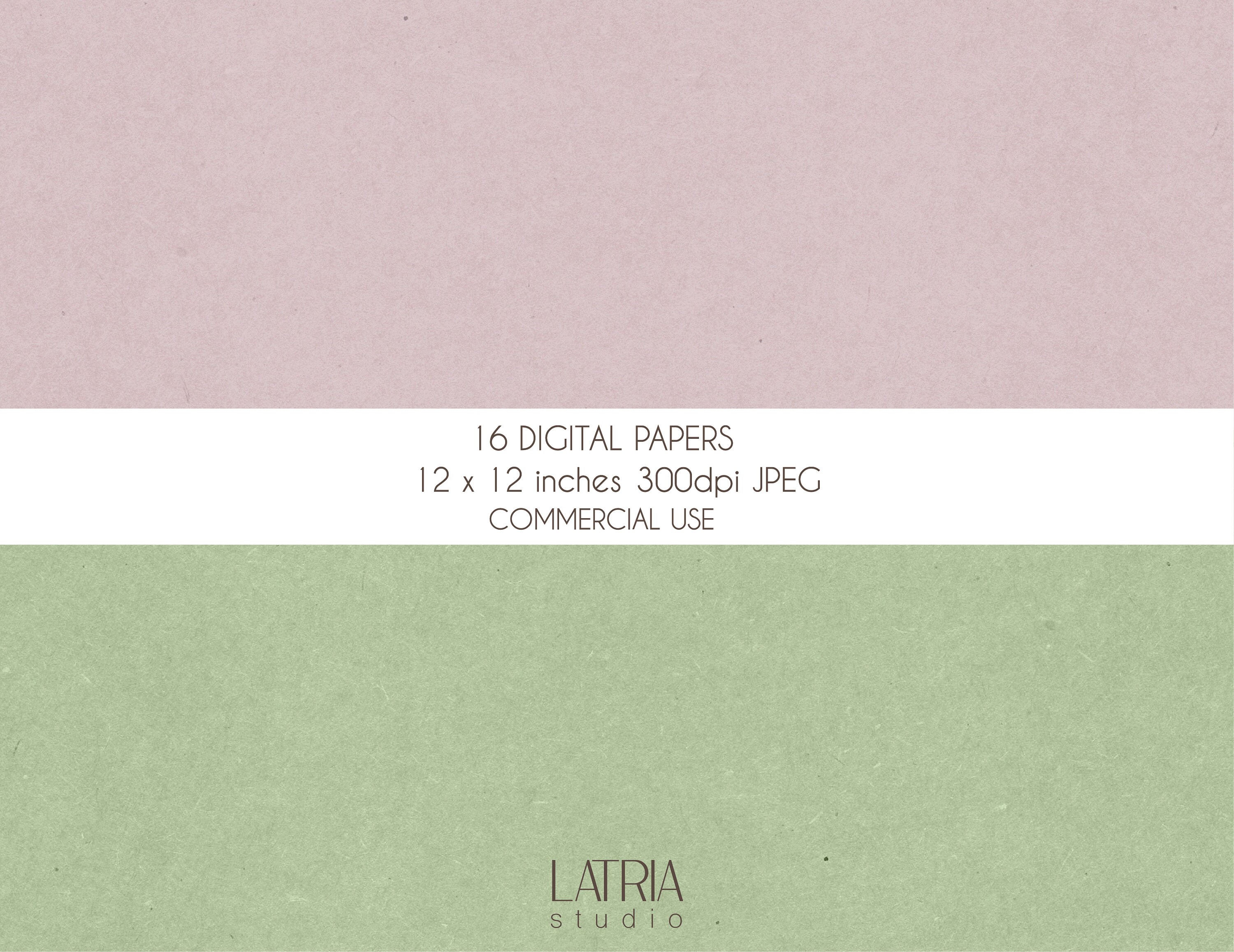 Kraft Color Digital Papers, Cardboard Backgrounds, Color Scrapbook ...