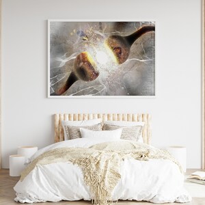 Synapses Watercolor Print, Neuroscience Art, Neurotransmitter, Synapse ...