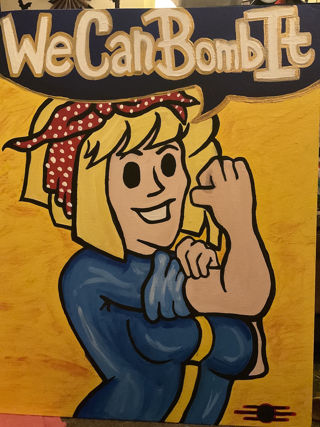 Artist Original Rendering of Fallout Vault Girl - Etsy