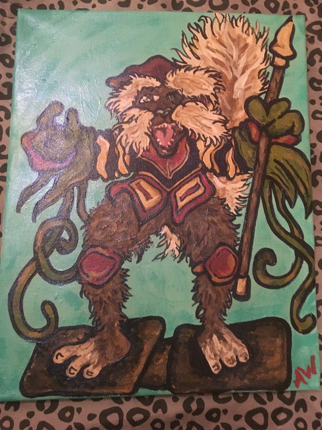 Sir Didymus Labyrinth Orginal Hand Painted Acrylic Canvas - Etsy
