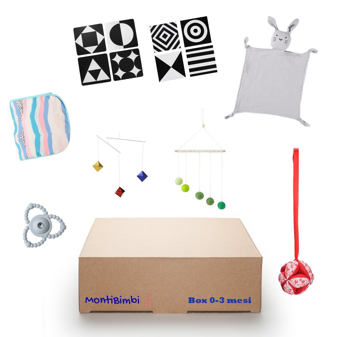 Montessori Boxes for Infants 0-3 Months Sensory Toys for - Etsy