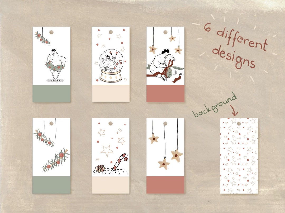 Christmas Name Tags / Name Tags for Stockings / Printable Gift Tags ...