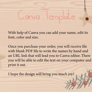 Christmas Name Tags / Name Tags for Stockings / Printable Gift Tags ...