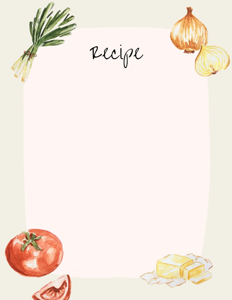 Simple Weekly Meal Planner Printable - Etsy
