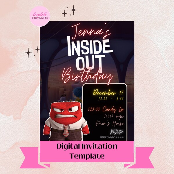 Inside Out Canva - Etsy