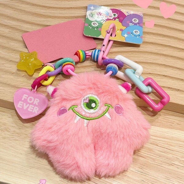 Monster Keychain - Etsy