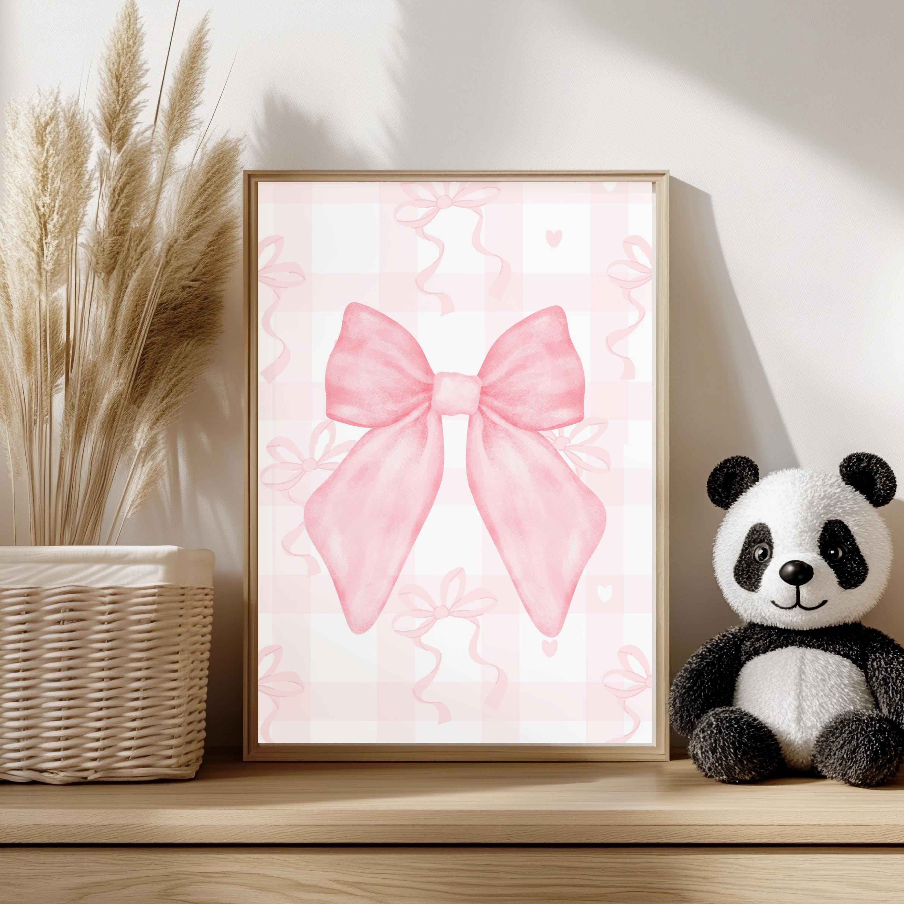 Pink Coquette Print, Coquette Wall Art,coquette Print,coquette Room ...