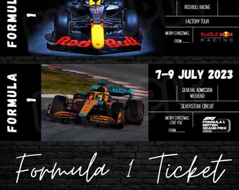 Formula 1 Ticket United States - Etsy