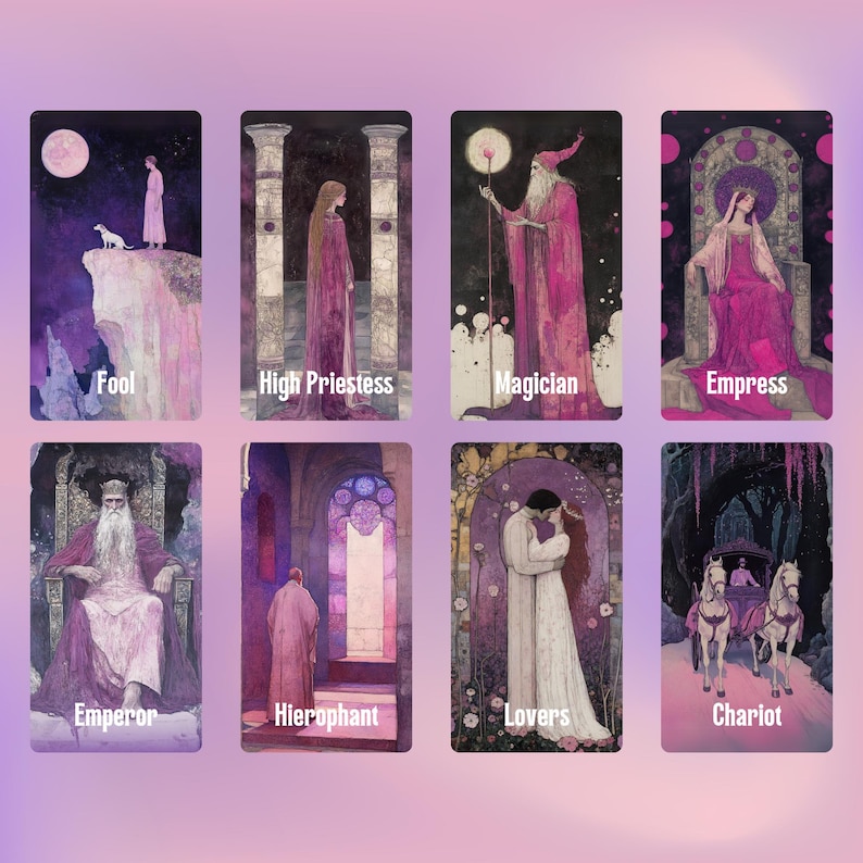Enchanted Veil Tarot and Oracle Bundle by Hattie Thorn. 2 Deck Special ...