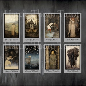 Shadow Fates Tarot and Oracle Bundle by Hattie Thorn. 2 Deck Special ...