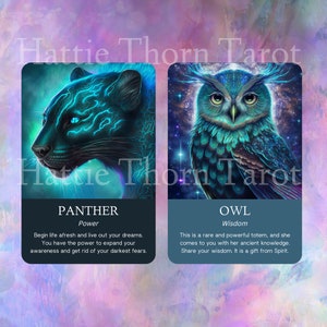 Last Chance! Ethereal Animal Oracle by Hattie Thorn • 52 Card Spirit ...