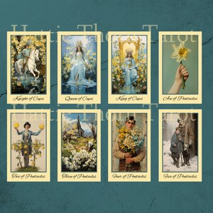 Bygone Spring Tarot • Antique Springtime 78-card Deck • Victorian ...