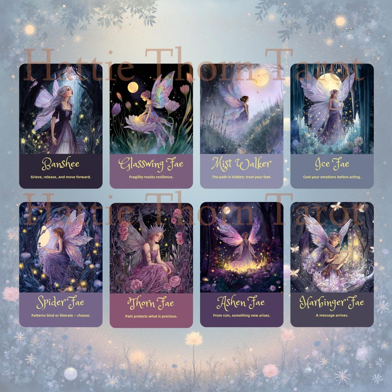 Midnight Fae Oracle • Ethereal Guidance, Moon Magic & Fae Divination ...
