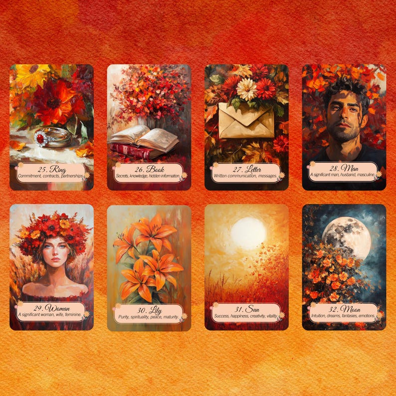 The Four Seasons of Tarot Complete Lenormand Bundle - 4 Deck Special - Etsy