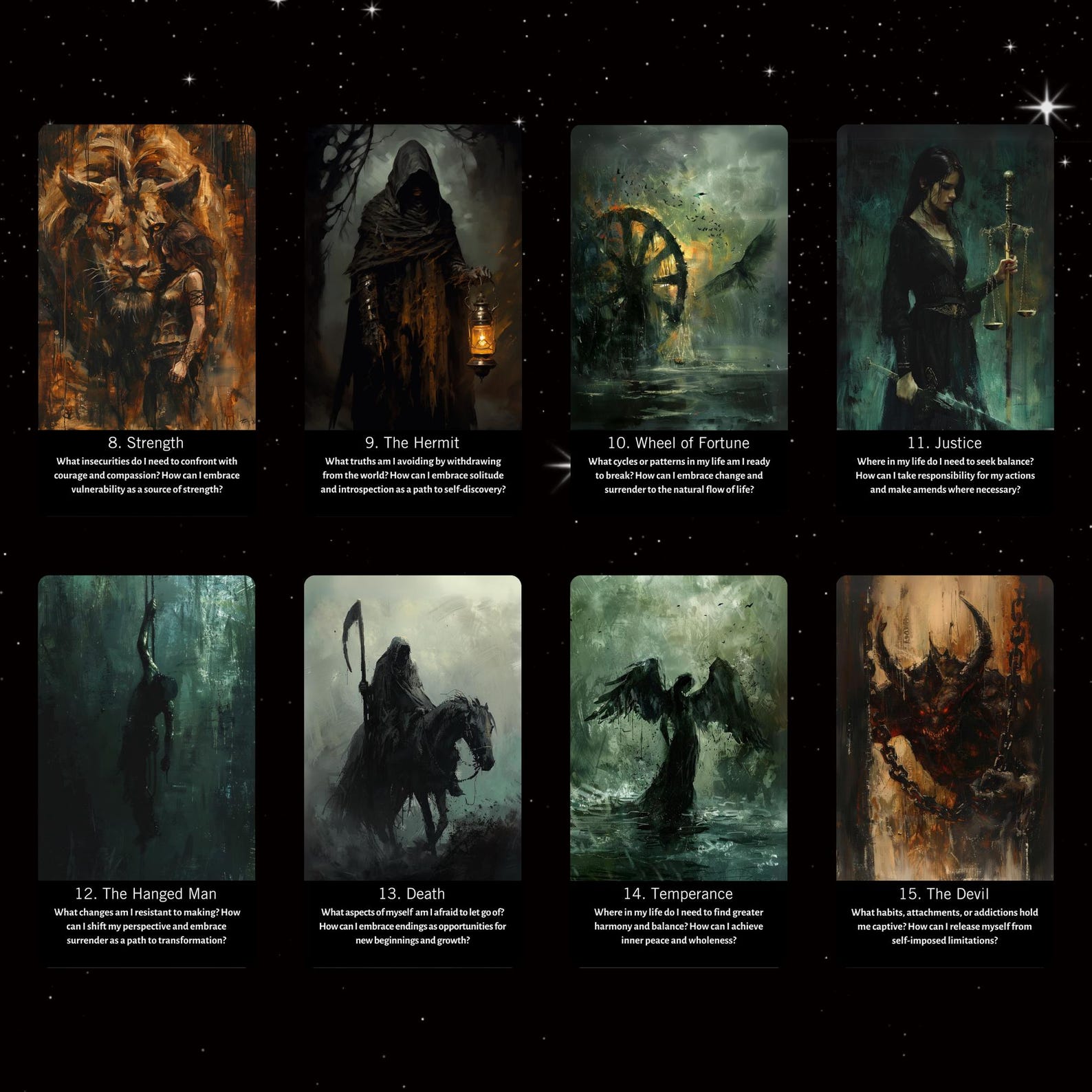 Inner Shadows Tarot • Explore the Subconscious • Shadow Work Deck by ...