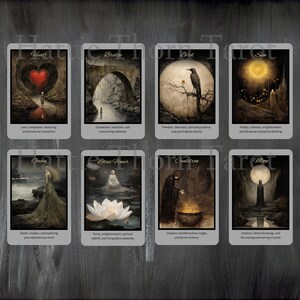 Shadow Fates Tarot and Oracle Bundle by Hattie Thorn. 2 Deck Special ...