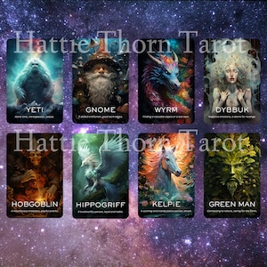 Myths & Monsters Oracle Deck • Folklore, Legends and Beasts • 46 Cards ...